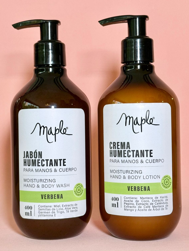 Crema Humectante para Manos y Cuerpo Verbena 400ml – Maple Body Care